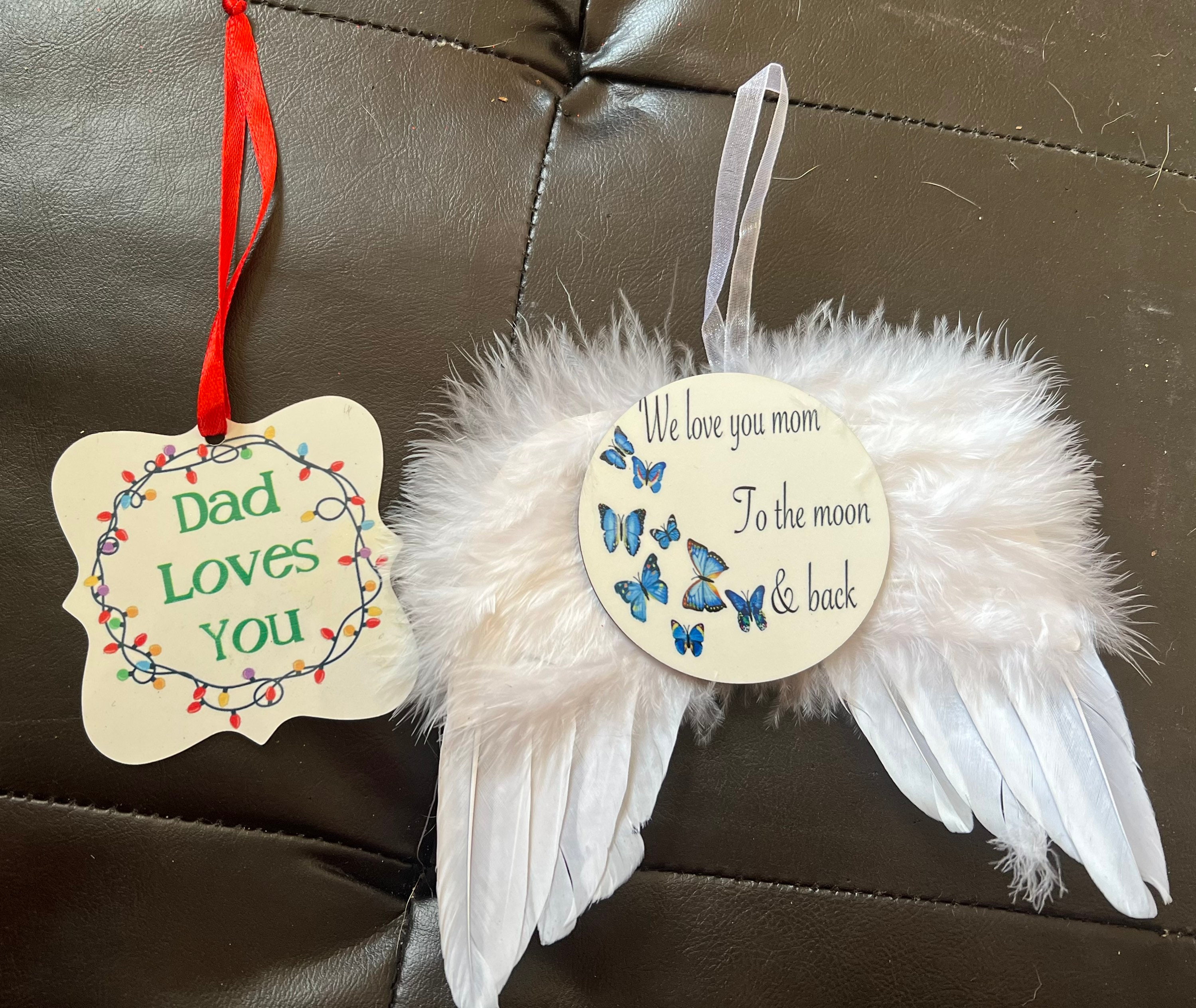 Custom Angel Wing’s Ornament - Etsy