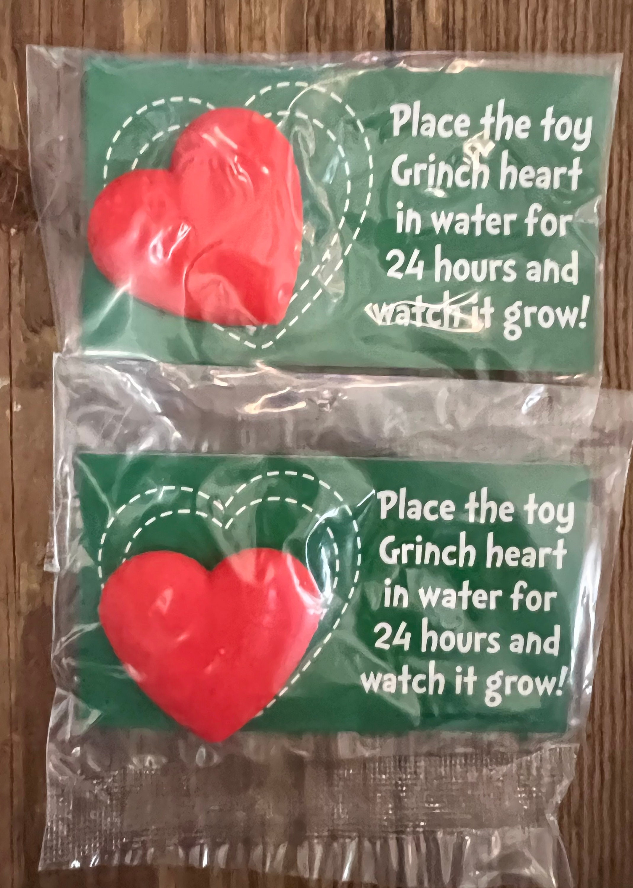 Growing Grinch Heart With Card - Etsy
