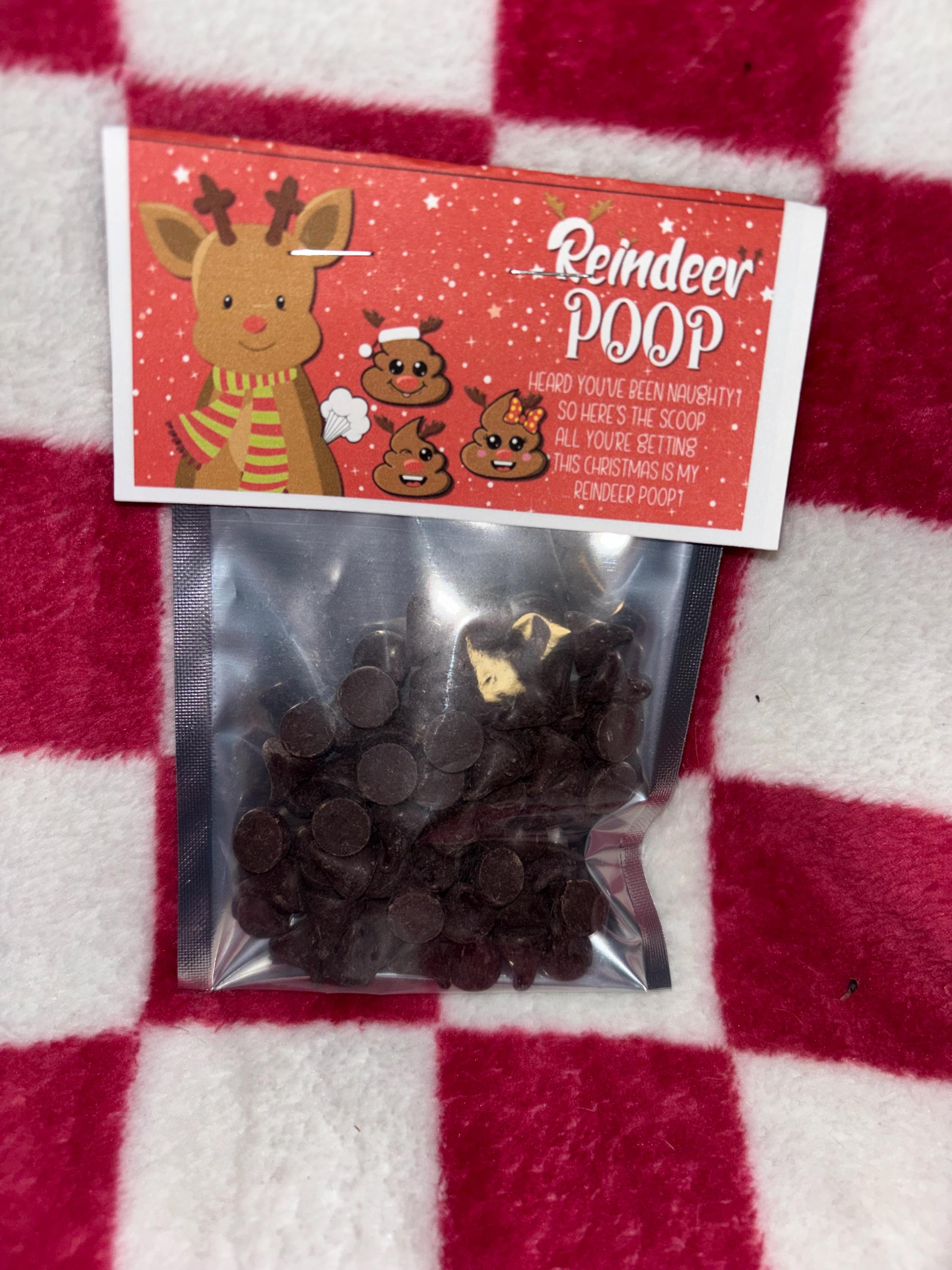 Grinch, Reindeer & Snowman “poop” Candy Bags - Etsy