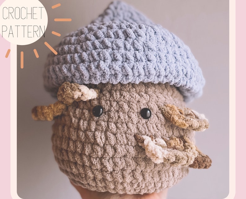 Mina the Mushie Crochet Pattern PDF | Beginner Friendly Chunky Mushroom ...