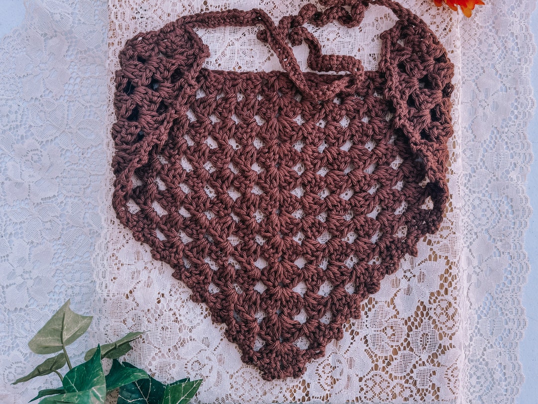 The 70s Bandana | Handmade Crochet Women’s Vintage Inspired Aesthetic ...