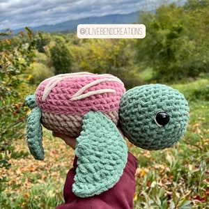 Sprinkles the Donut Turtle Crochet Pattern PDF | Cute Beginner Friendly ...