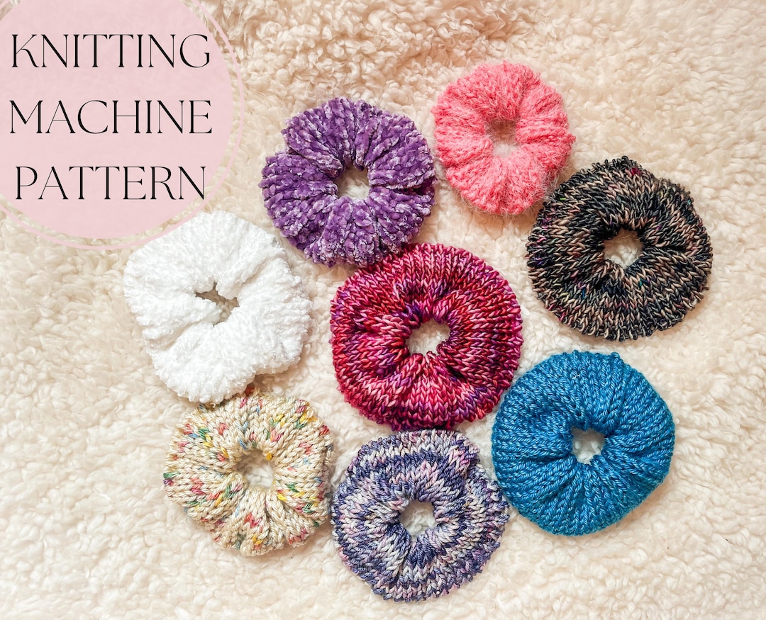 Sentro Scrunchie Knitting Machine Pattern PDF | PATTERN ONLY | Simple ...