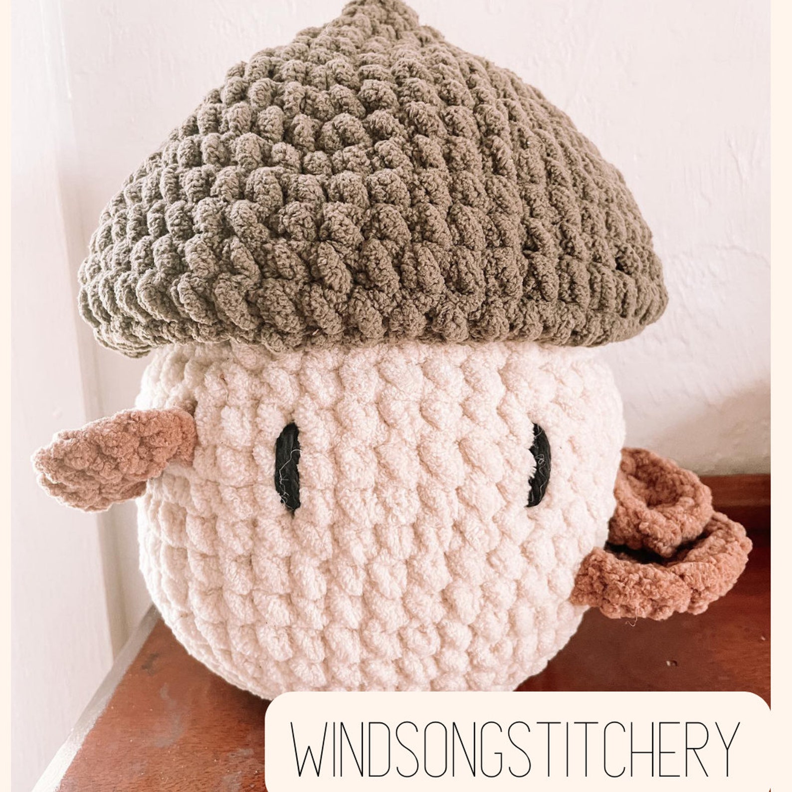 Mina the Mushie Crochet Pattern PDF | Beginner Friendly Chunky Mushroom ...