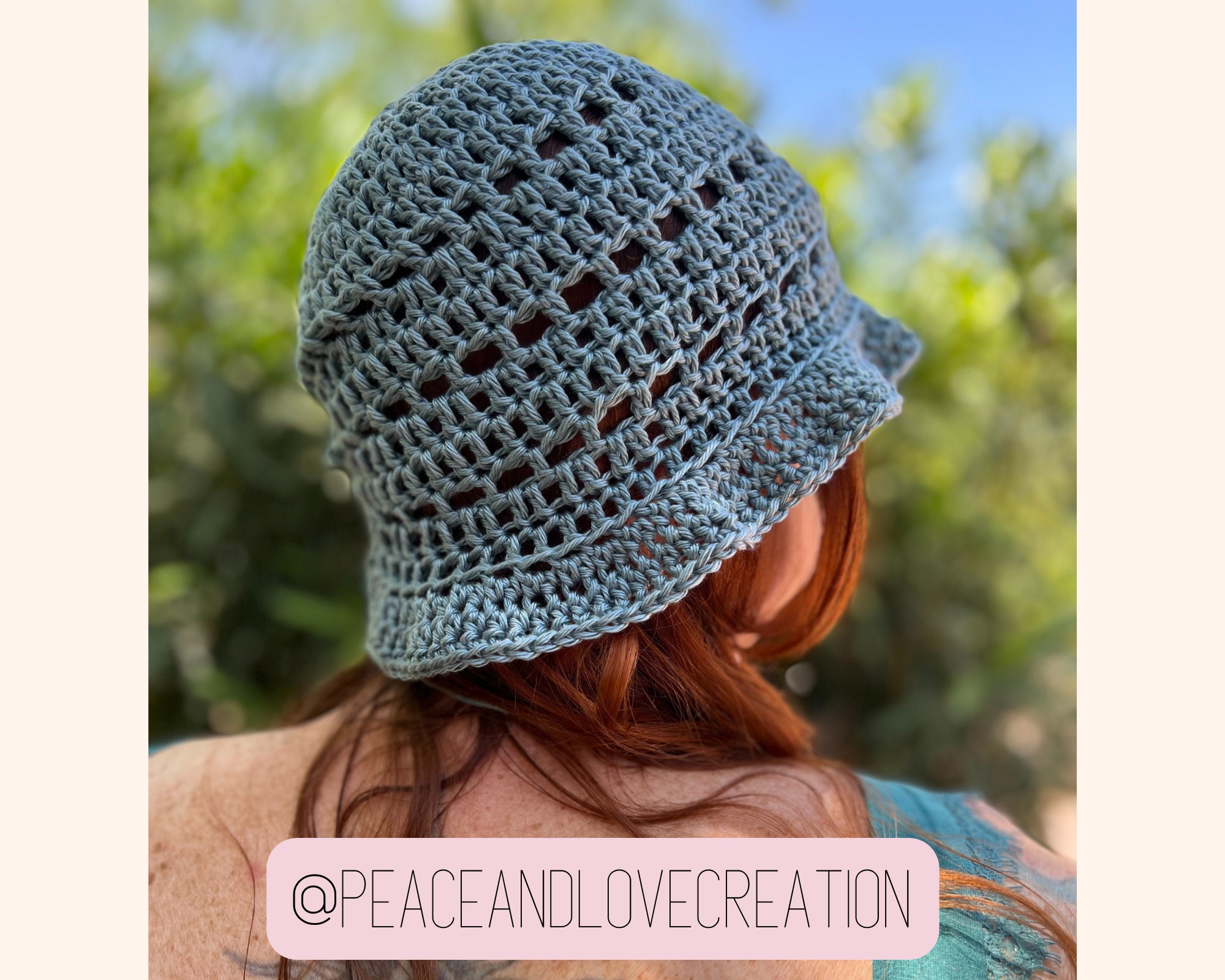 The Surfside Bucket Hat Crochet Pattern PDF | Pattern ONLY ...