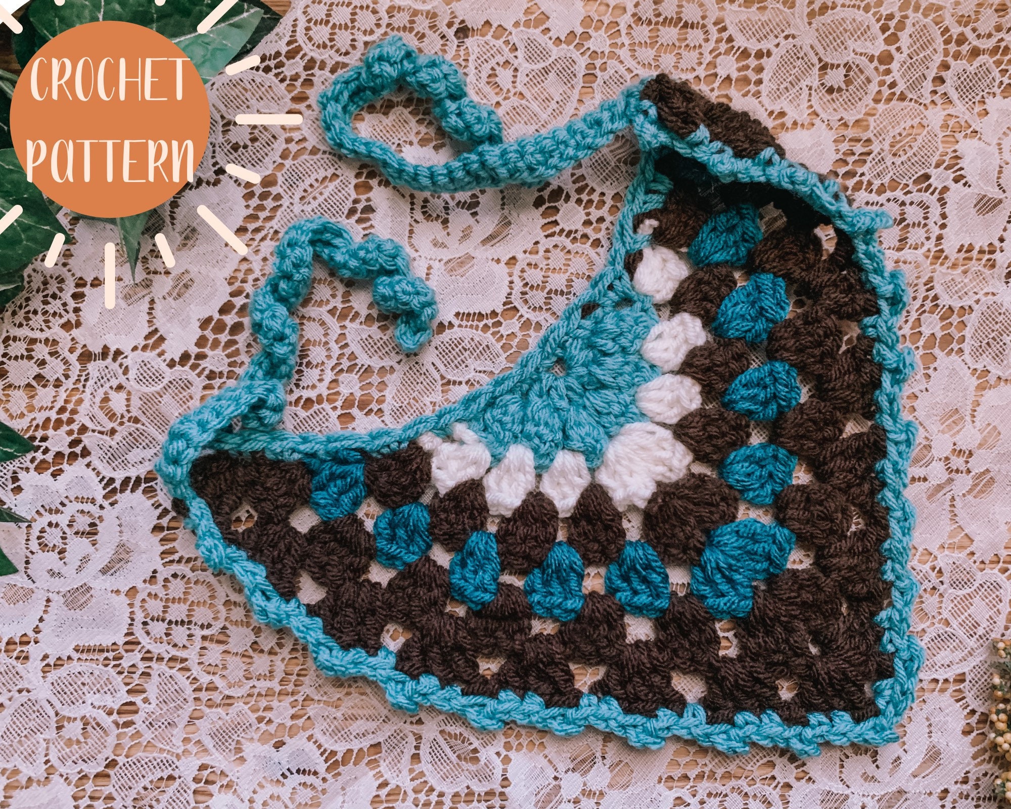 The 70s Bandana Crochet Pattern PDF PATTERN ONLY Retro - Etsy