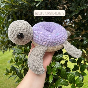 Sprinkles the Donut Turtle Crochet Pattern PDF | Cute Beginner Friendly ...