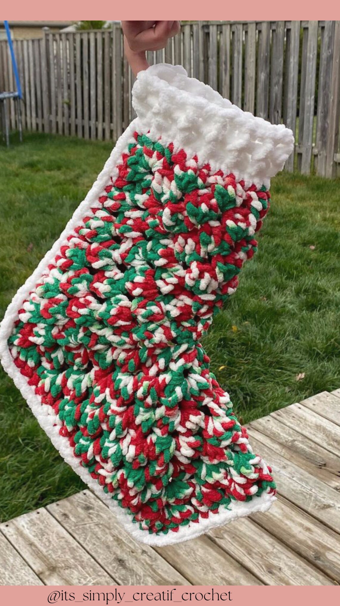 Retro Vibes Stocking Pattern PDF | Beginner Friendly Granny Stitch ...