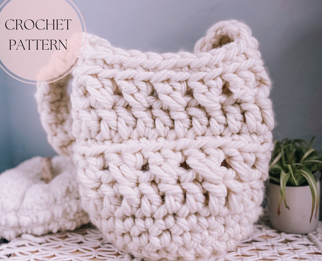 The Apple Picking Bag Crochet Pattern PDF | PATTERN ONLY | Cute Chunky ...