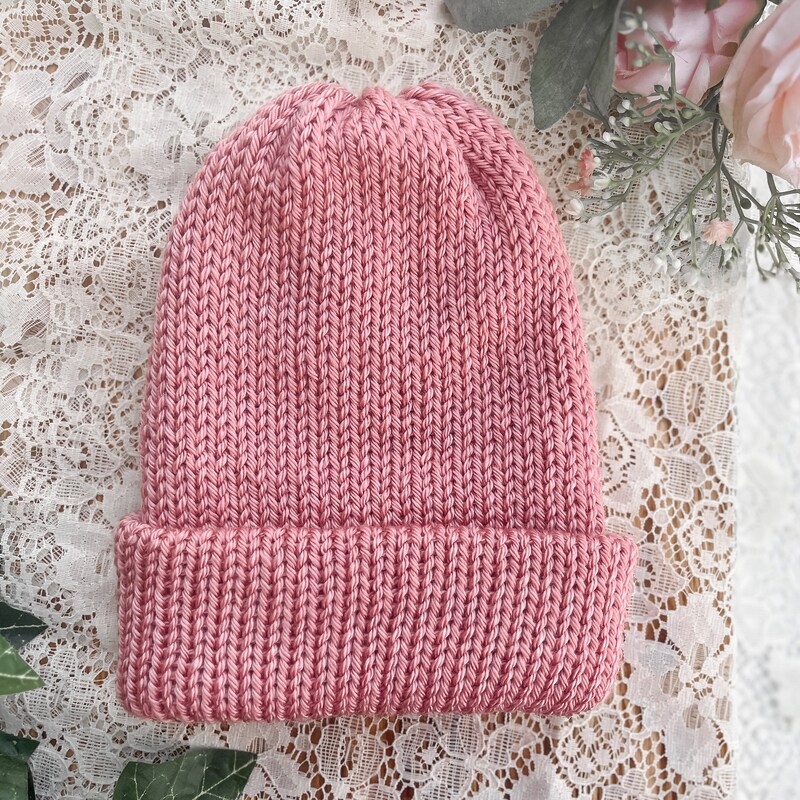 Rose Beanie - Etsy