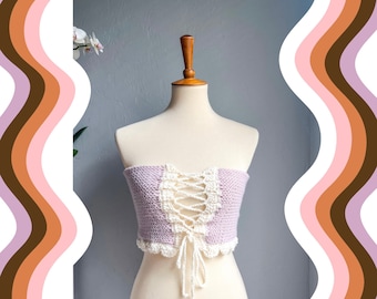 Knitted Corset - Etsy