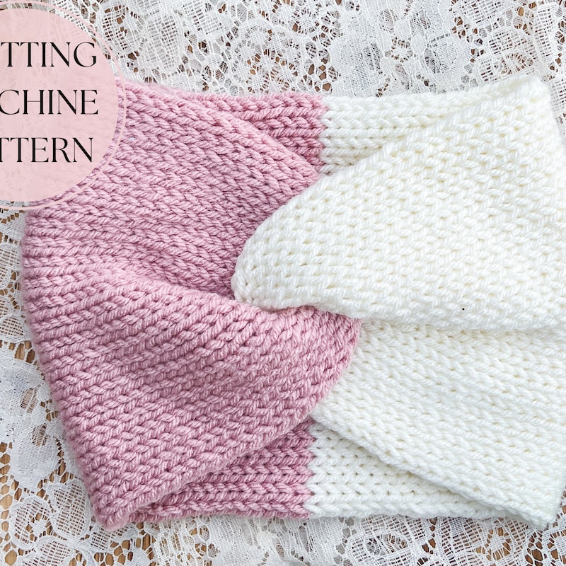 Machine Knitted Earwarmer - Etsy