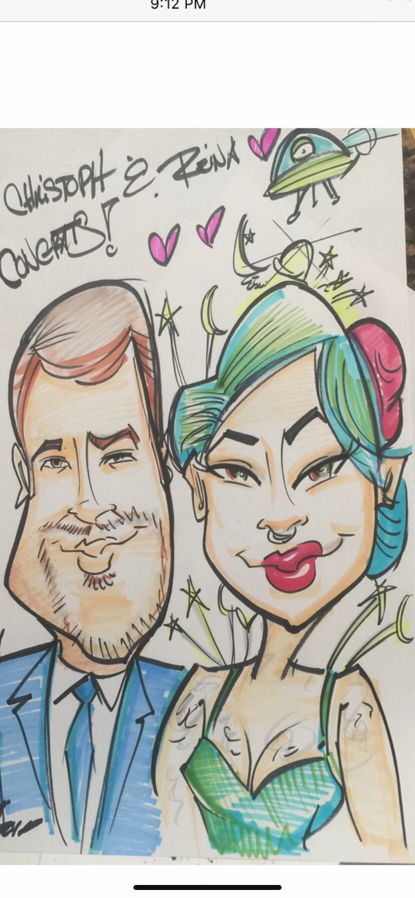 Personalized Group Caricature Drawing - Etsy
