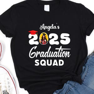 Custom 2025 Graduation Squad Shirt, Graduate Tee Shirt, Class of 2025 T ...