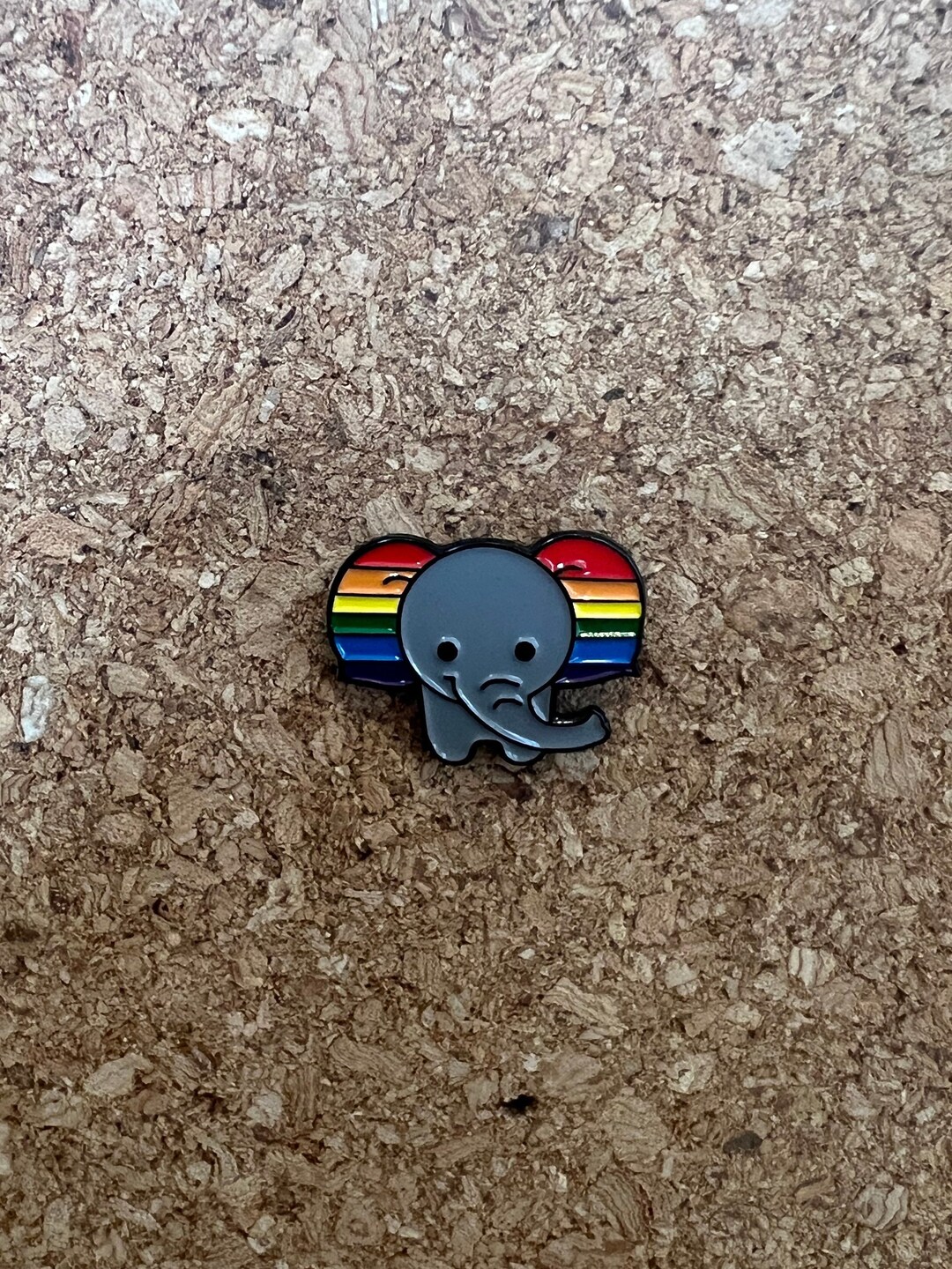 Elevate Your Style With Our Stunning Rainbow Elephant Enamel Pin - Etsy