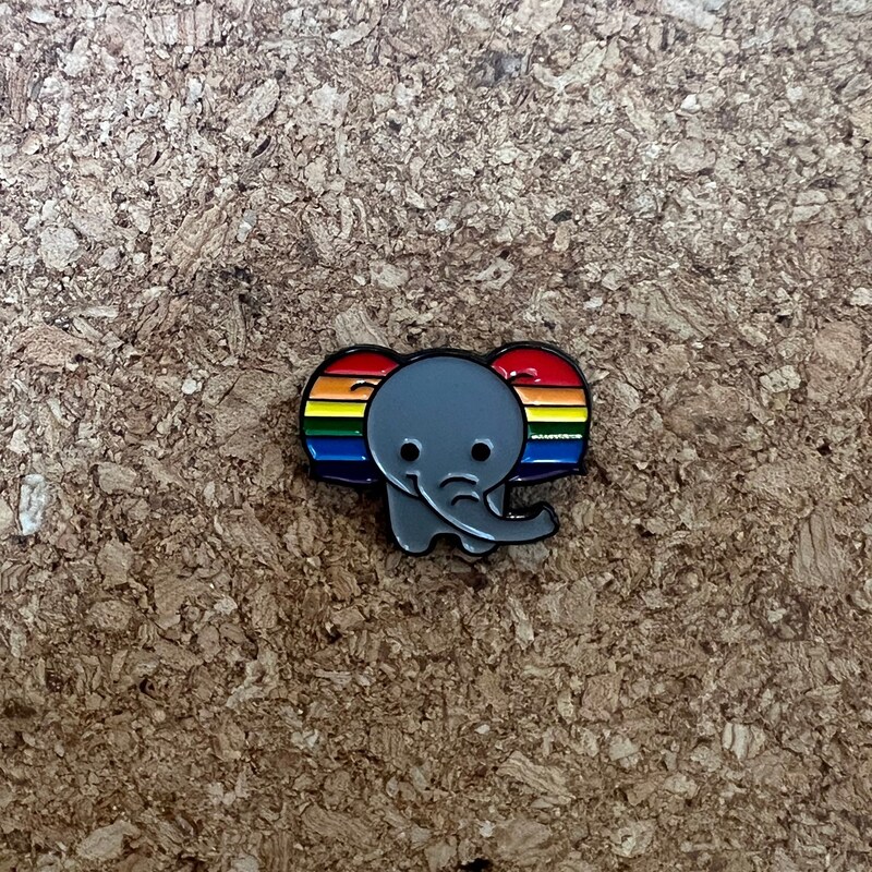 Elephant Lapel Pin - Etsy