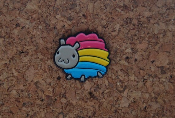 Pansexual Sheep Enamel Pin - Etsy
