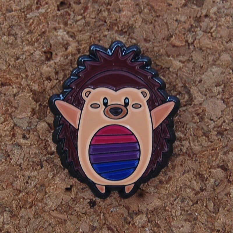 Hedgehog Pin - Etsy