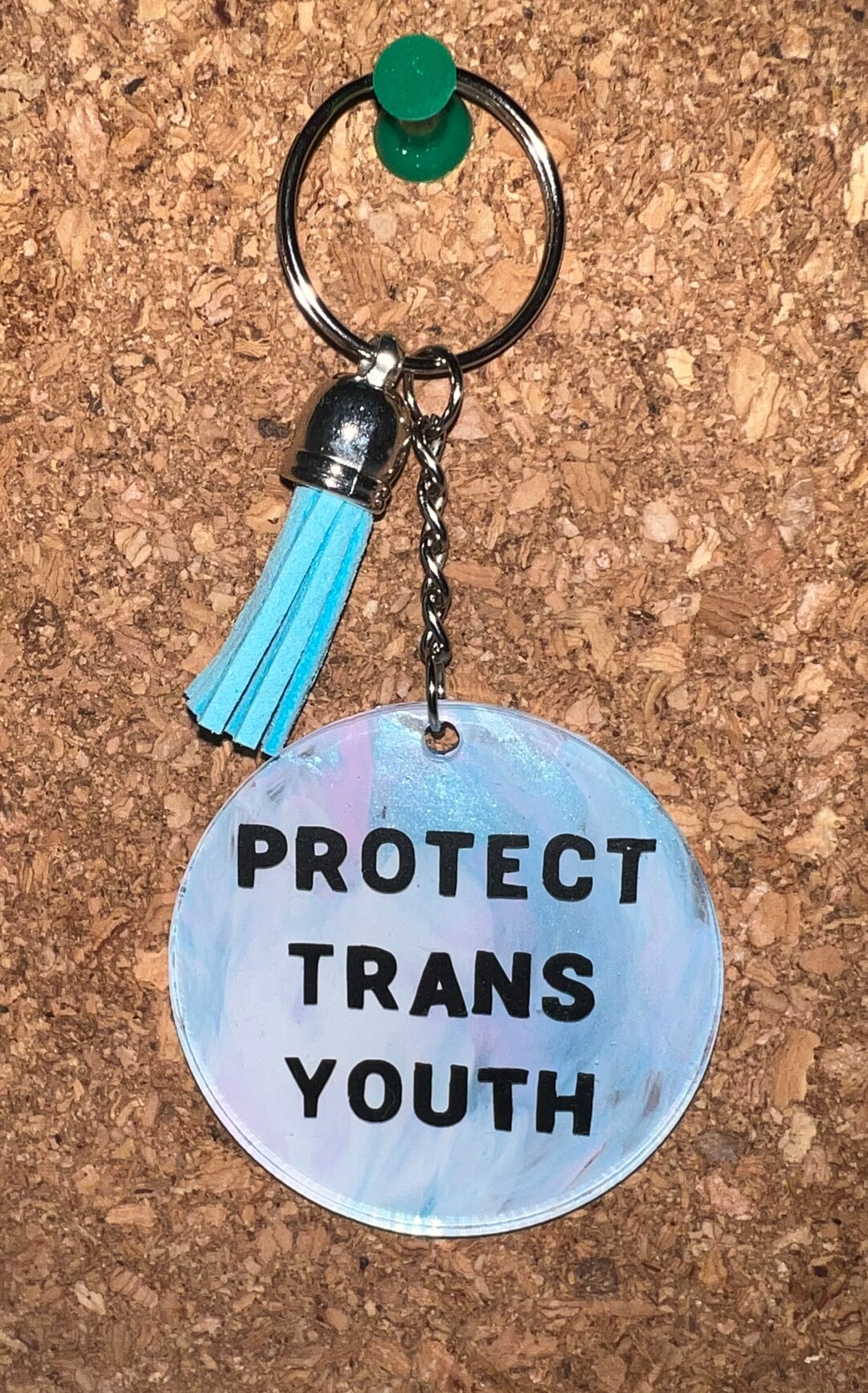 Show Your Support With Our 'protect Trans Youth' Keyring! - Etsy