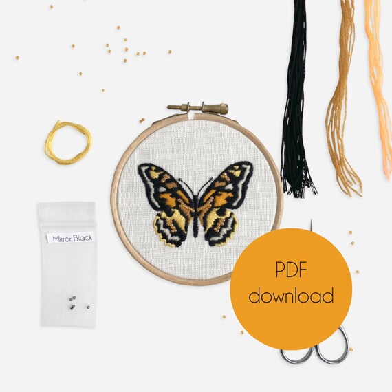 Butterfly Sewing Pattern PDF Template Download | Etsy