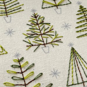 Christmas Tree Embroidery Kit Craft Project - Christmas Gift for ...