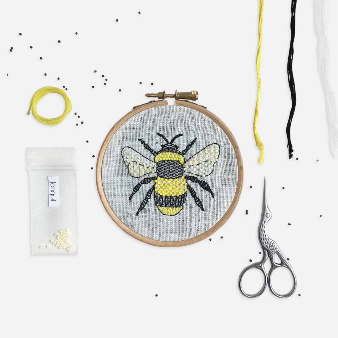 Bumble Bee Embroidery Kit - Etsy