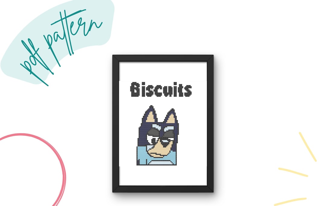 Biscuits Bandit Cross Stitch Pattern - Etsy