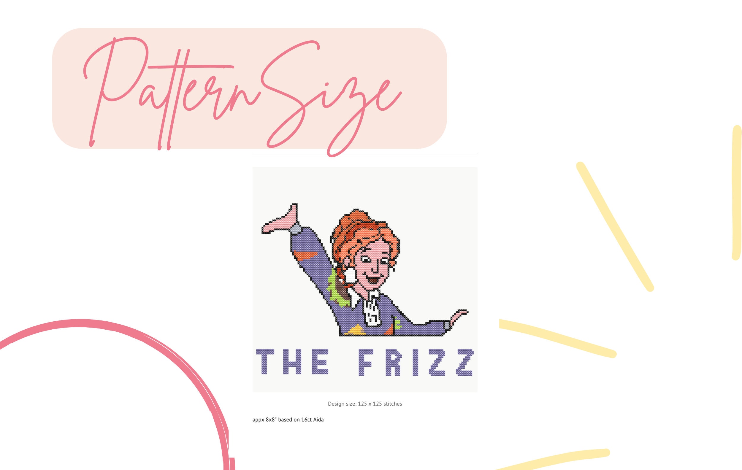 The Frizz Magic School Bus Cross Stitch Pattern - Etsy
