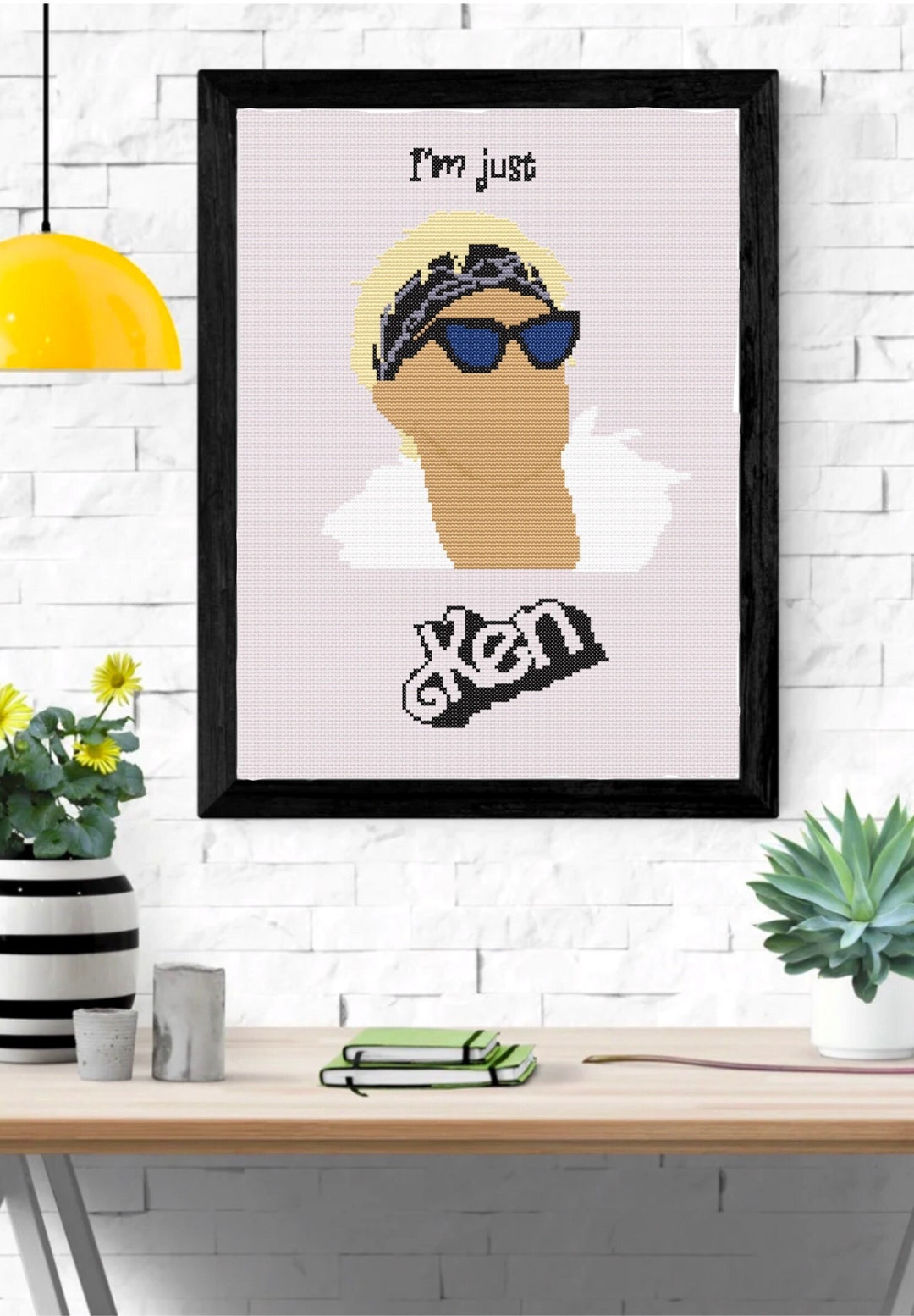 I'm Just Ken Cross Stitch Pattern - Etsy