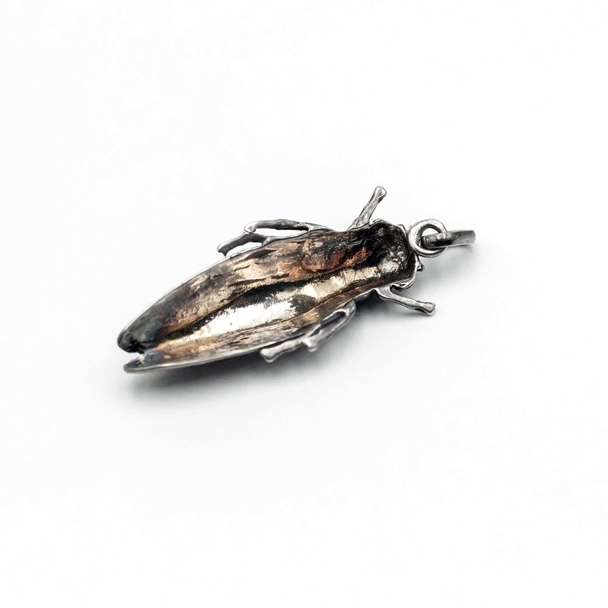 Vintage French Cicada Pendant Silver Vintage Cicada, Made in Provence ...
