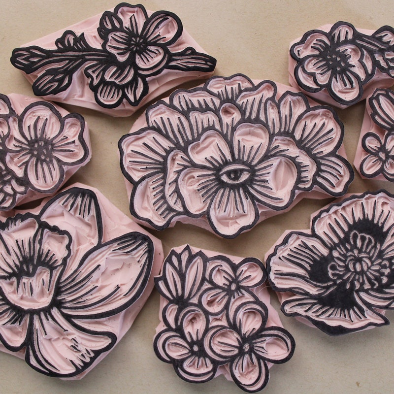 Apple Block Stamp - Etsy