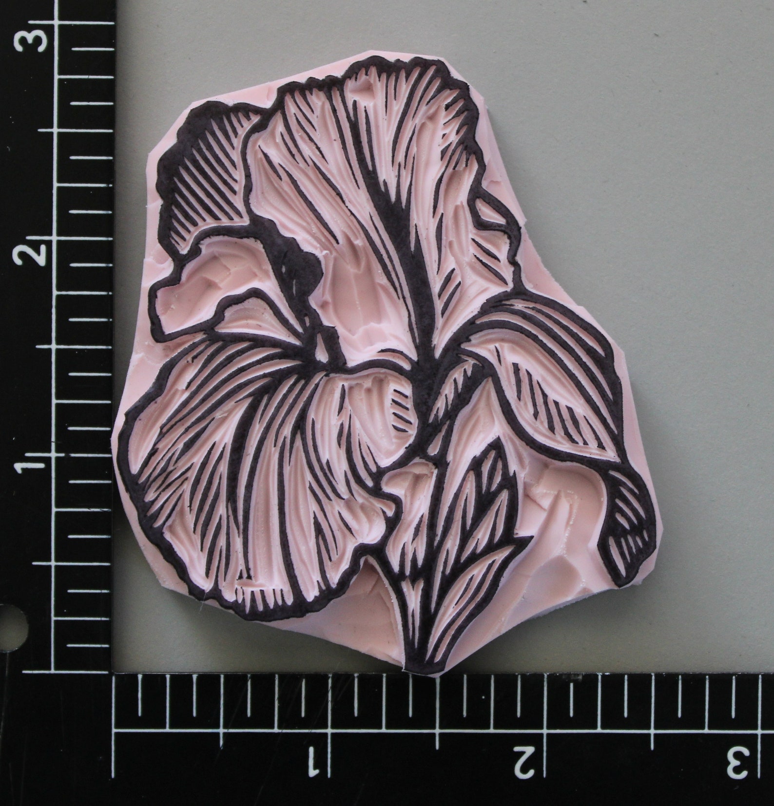 Assorted Flower Stamps large Handcarved Unmounted - Etsy
