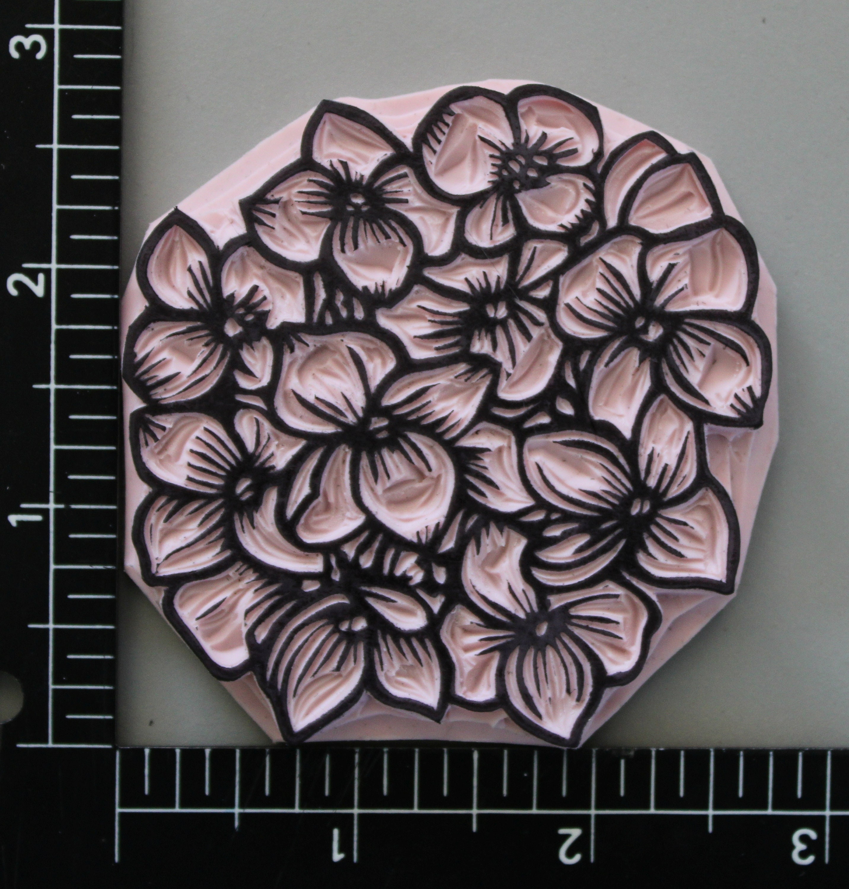 Assorted Flower Stamps large Handcarved Unmounted - Etsy