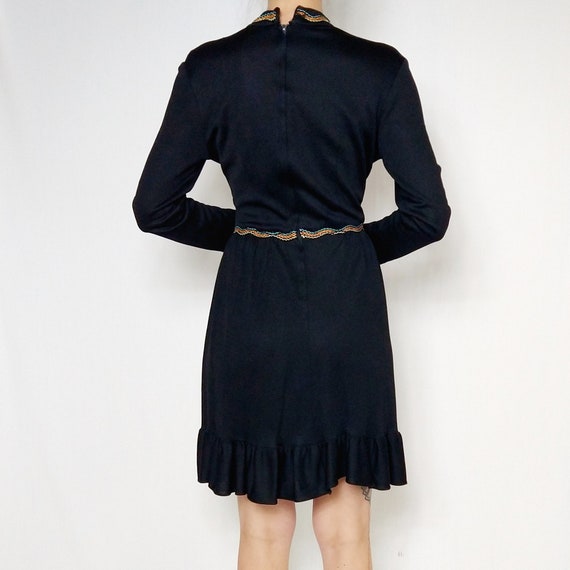 Vintage 1970s ruffled ric-rac prairie dress - Gem