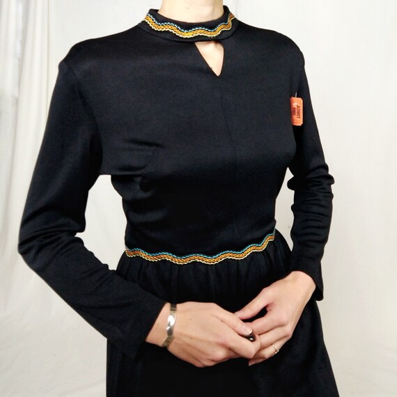 Vintage 1970s ruffled ric-rac prairie dress - Gem