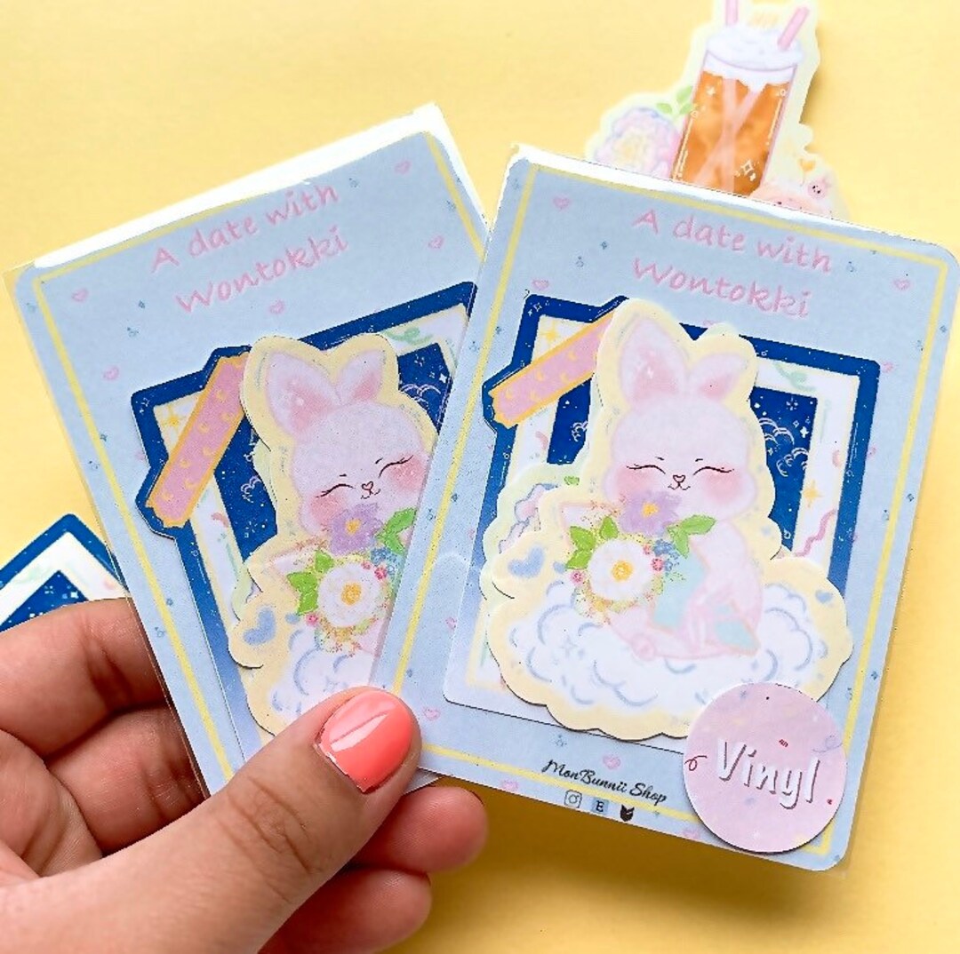 Wonho Sticker Pack A Date With Wontokki - Etsy