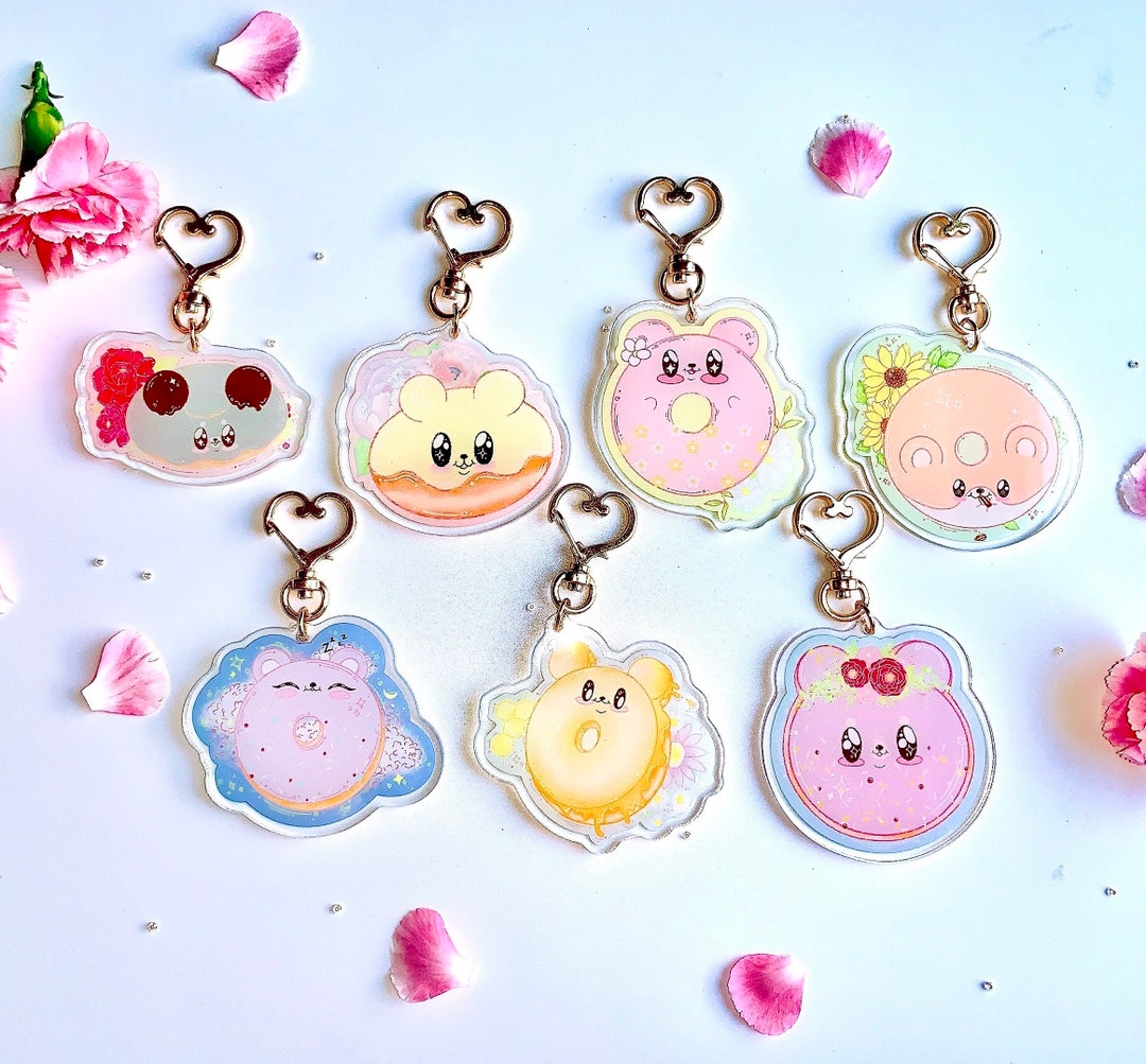 Monsta X Acrylic Keyring- Monbebe Floral Donut Gift Series “will You Be ...