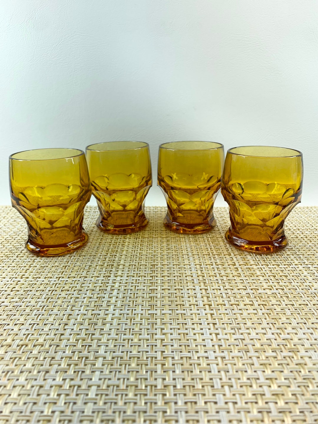 Anchor Hocking Georgian Lowball Scotch Glasses. - Etsy