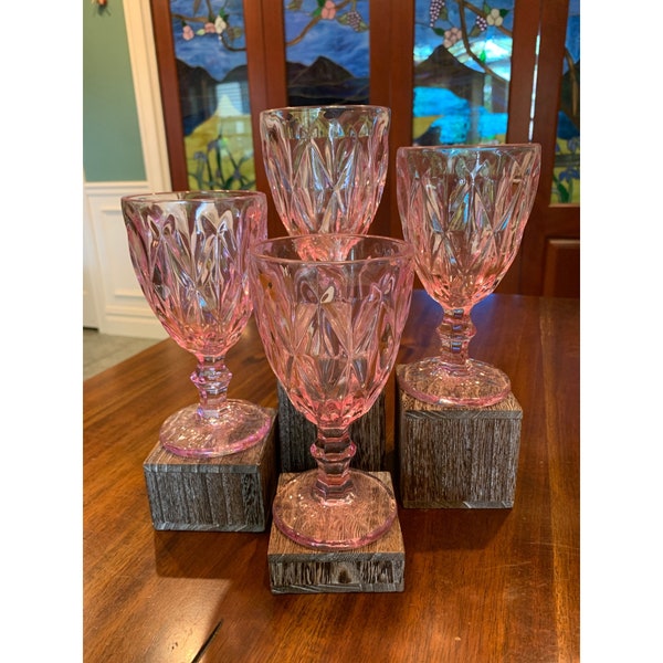 Pink Goblets - Etsy