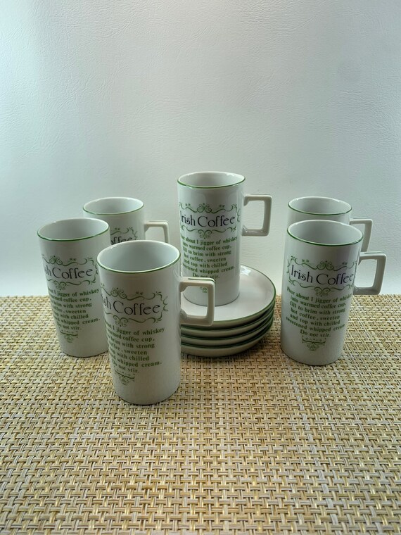 Irish Coffee Drinking Mugs. | Etsy
