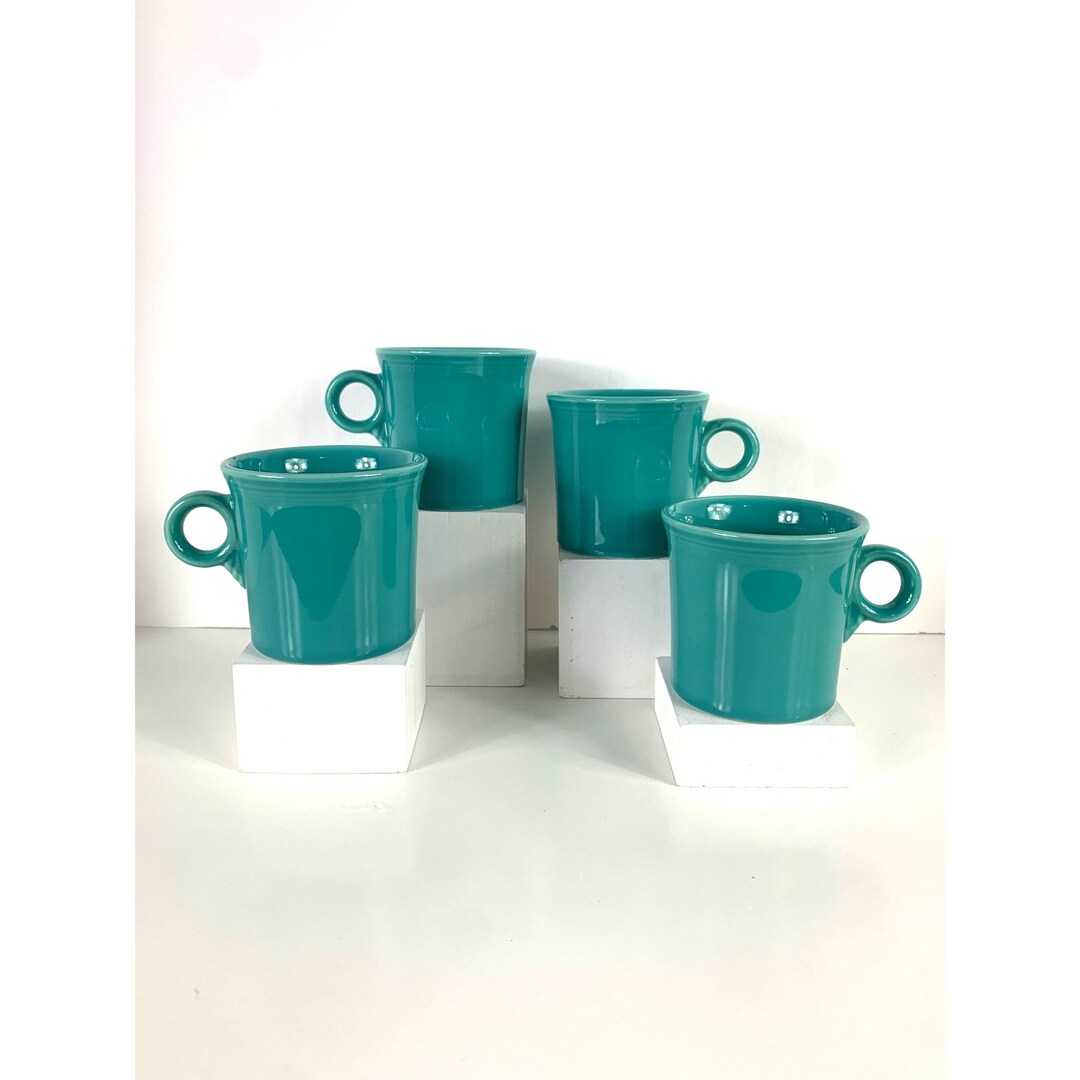 Fiesta Ware Homer Laughlin Robin Egg Blue Coffee Mugs - Etsy