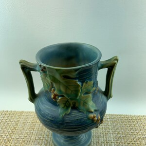 Vintage Roseville Bushberry Double Handled Art Pottery. - Etsy