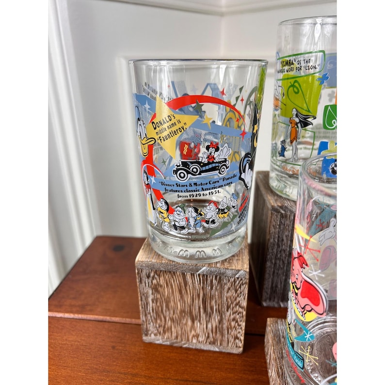 Vintage Mcdonalds Disney World 100 Years of Magic Water Glasses. - Etsy