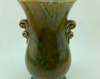 Vintage Ceramic Pottery Mccoy Cookson Green 3 Pieces Tulip Vase Bowl ...