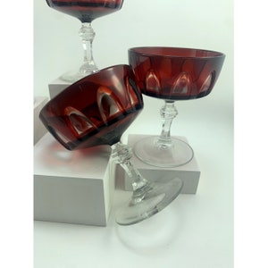 Crystal D'arques Durand Gothic Champagne Sherbet Dishes - Etsy