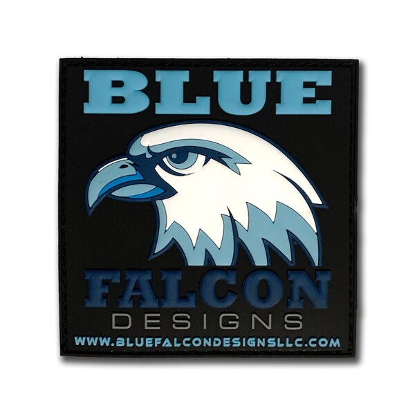 Blue Falcon Patch - Etsy
