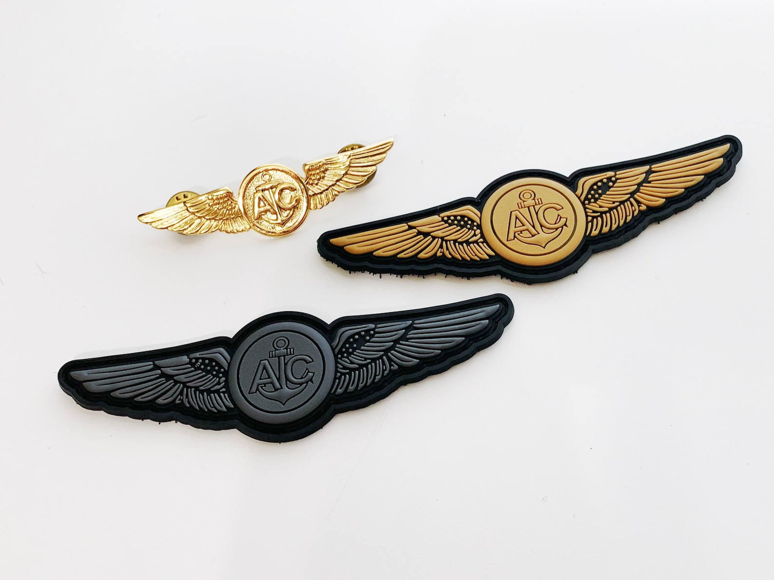 Wings of Gold Patch - Etsy