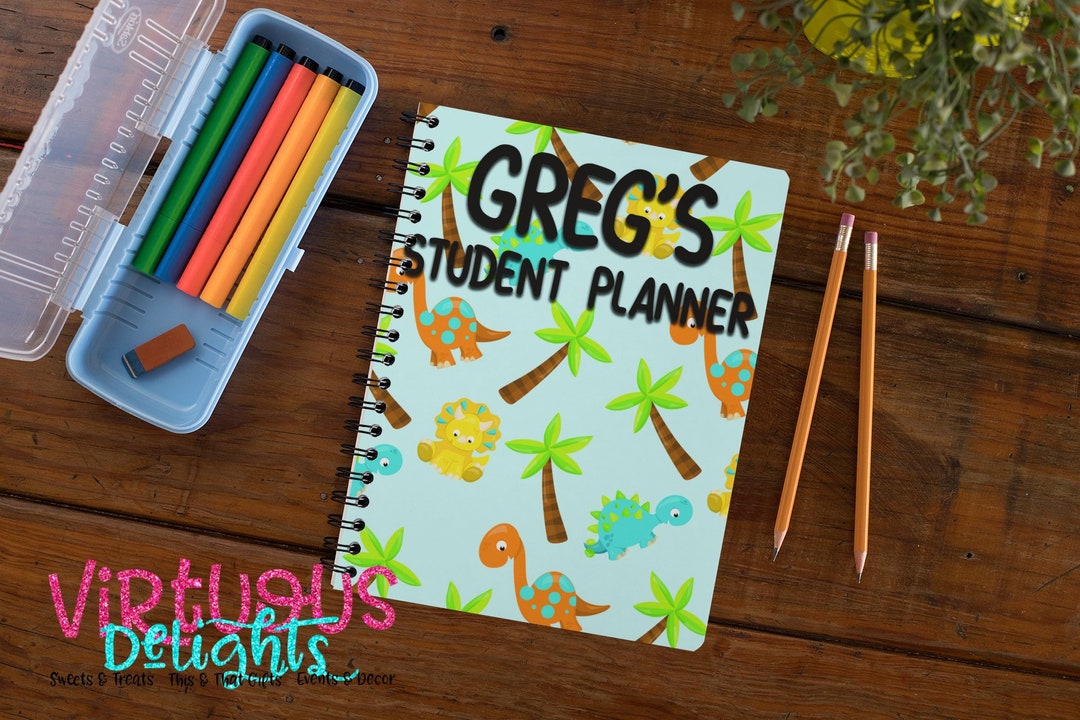 Student Planners for Boys Boy Planner Elementary School - Etsy