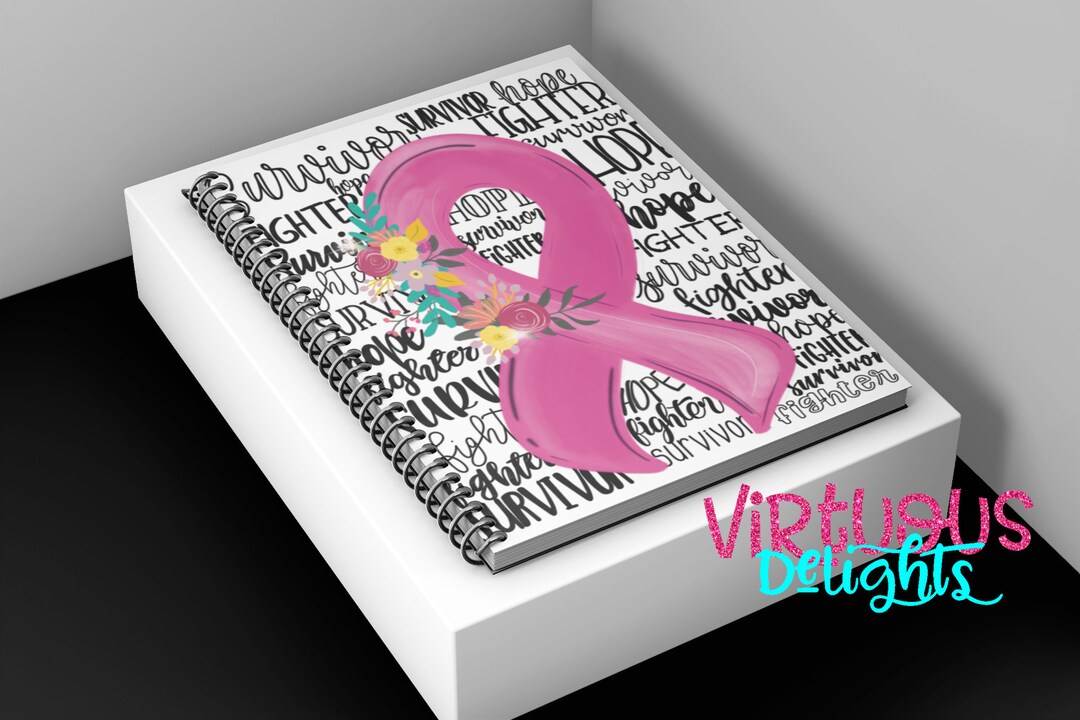 Breast Cancer Awareness Notebook|notebook for Taking Notes|survivor ...