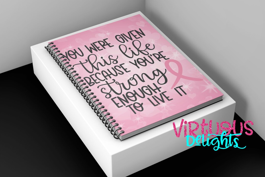 Breast Cancer Awareness Notebook|notebook for Taking Notes|survivor ...